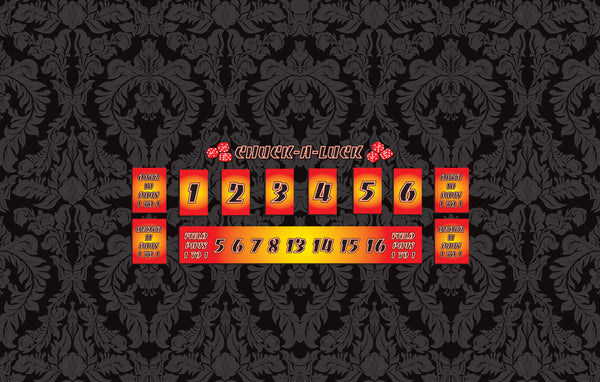 Chuck-A-Luck Table Layout - Professional Quality & Discount Prices