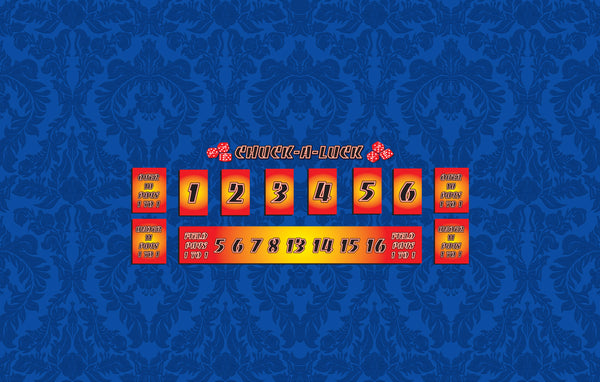 Chuck-A-Luck Table Layout - Professional Quality & Discount Prices