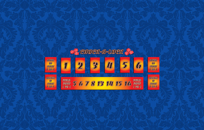 Chuck-A-Luck Table Layout - Professional Quality & Discount Prices