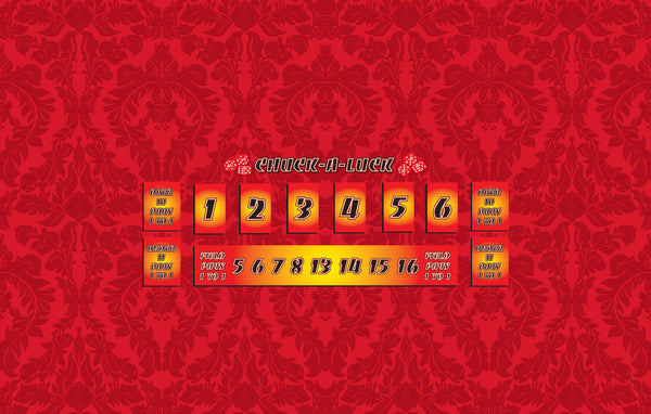 Chuck-A-Luck Table Layout - Professional Quality & Discount Prices