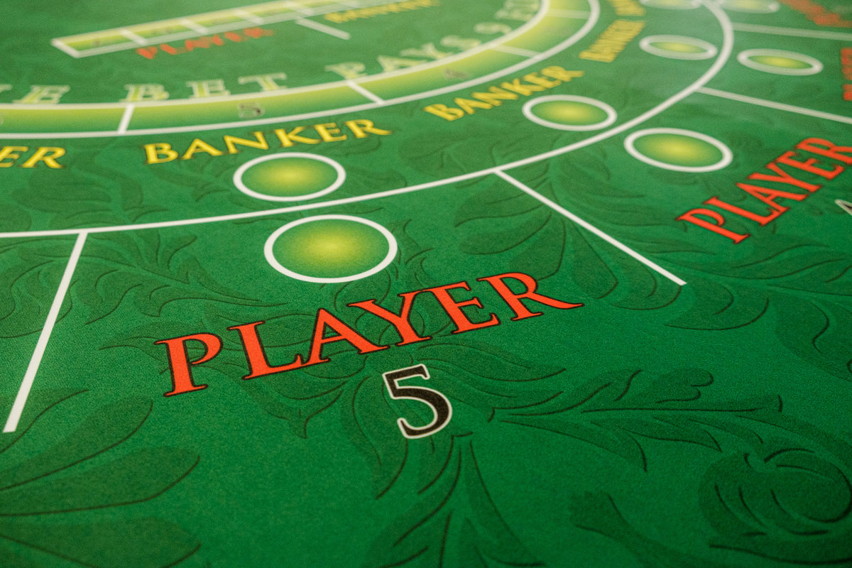 Mini Baccarat Table Layout - Professional Quality & Discount Prices